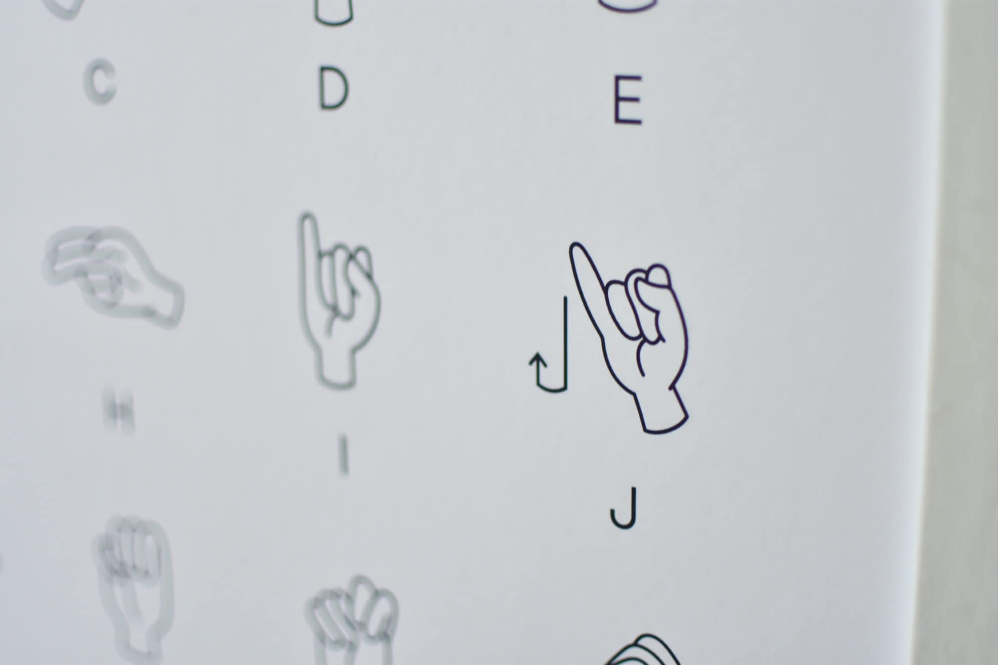 Digital Download Sign Language Alphabet / Nursery Decor / Playroom Wall ...