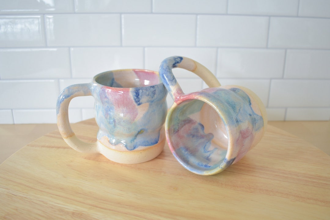 Handmade Ceramic Bubble Mug / 8oz Pottery Chunky Mug - Etsy