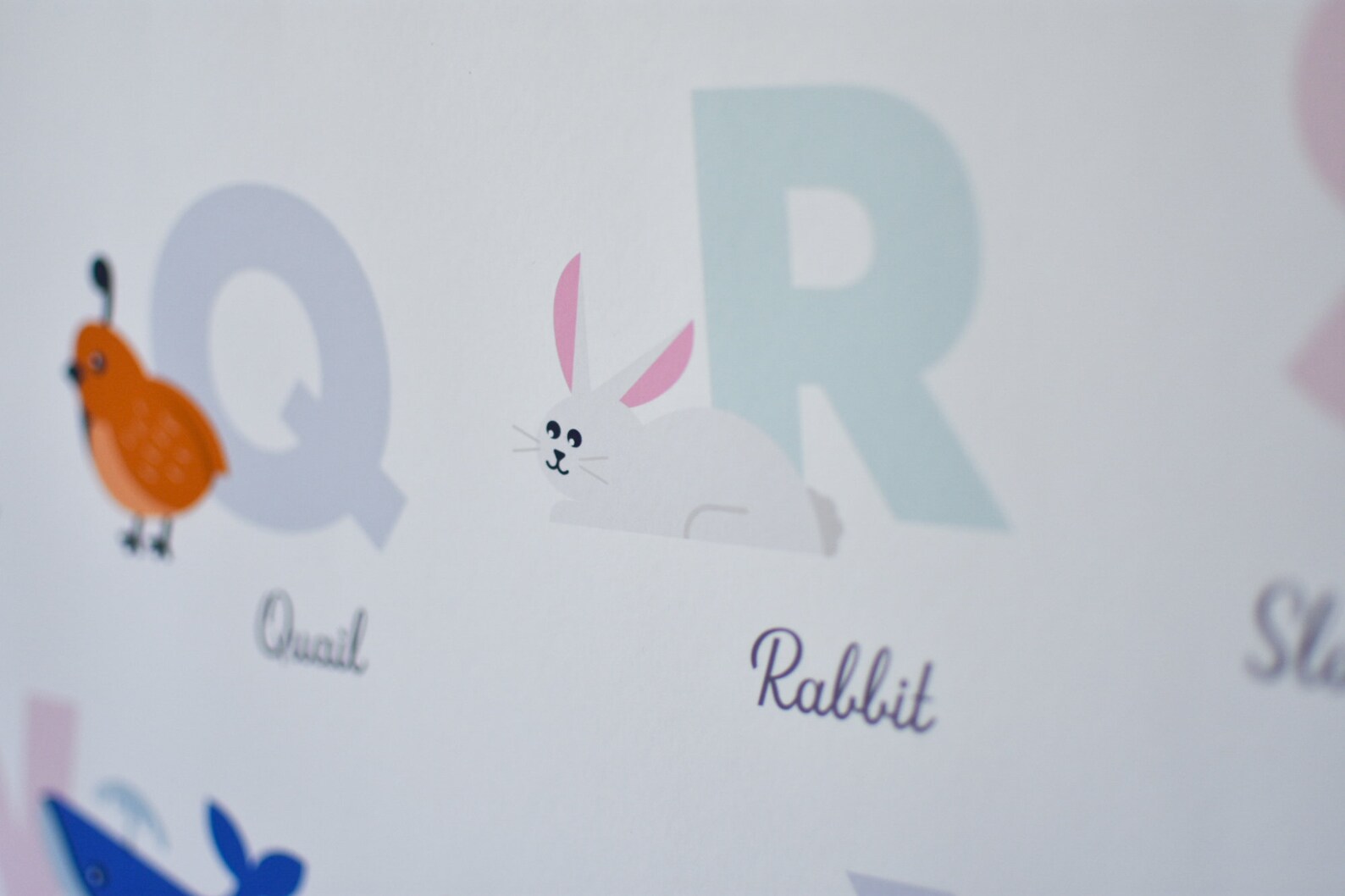 Animal Alphabet / Nursery Decor / Playroom Wall Art / Baby Alphabet ...