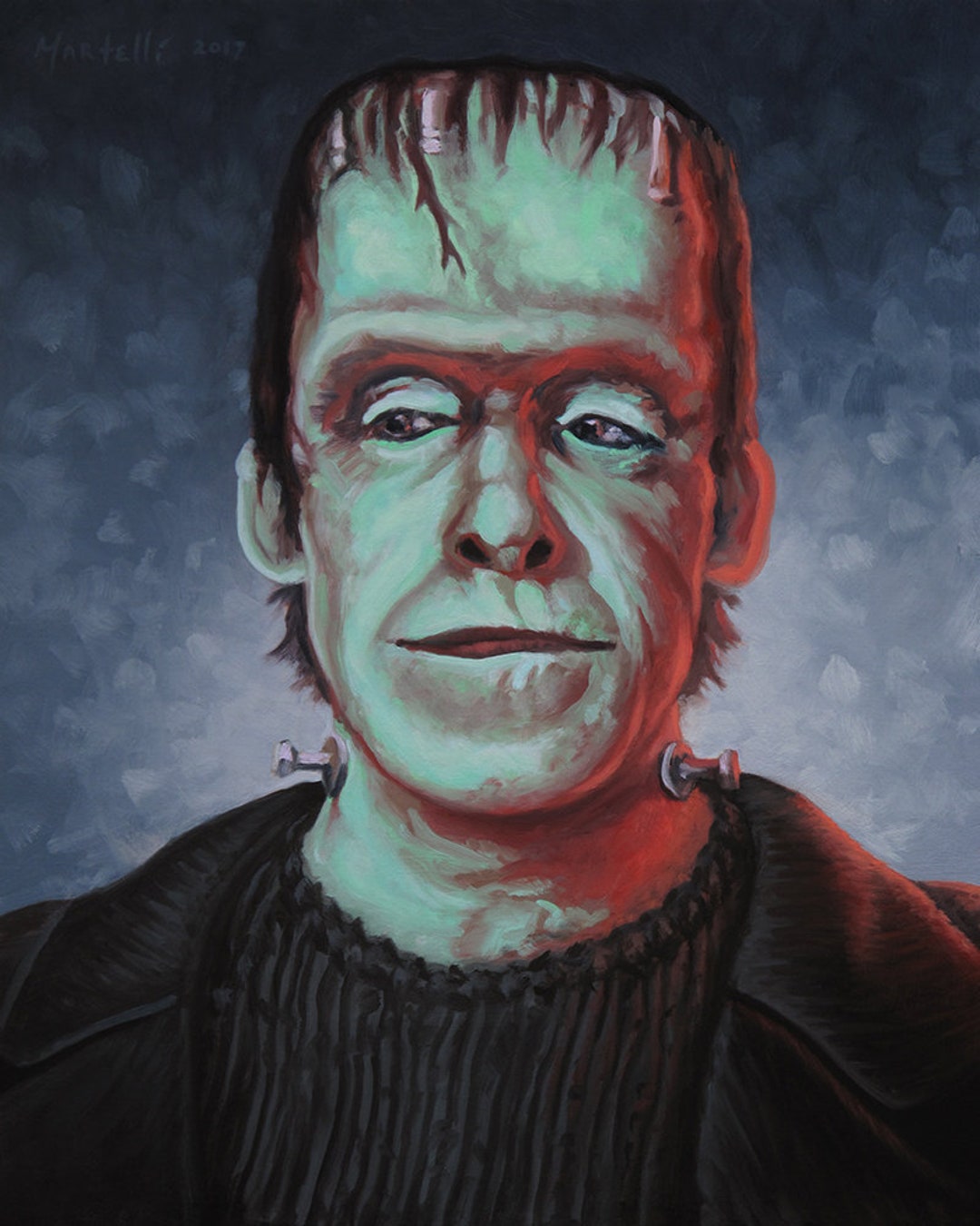 Herman Munster Frankenstein Art Print - Etsy