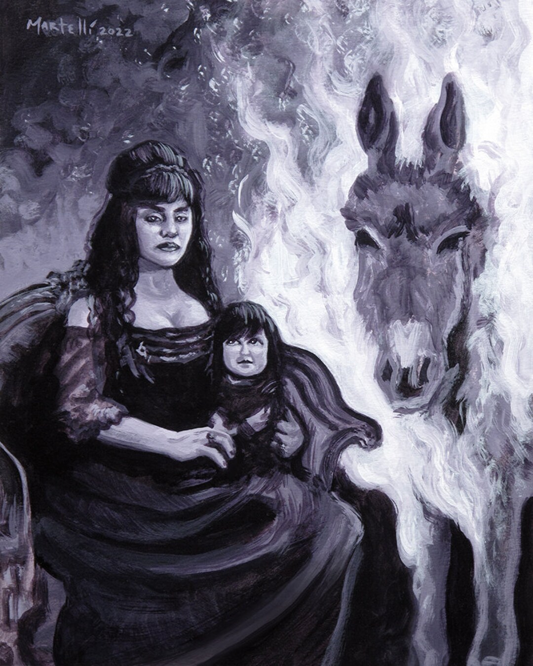 Nadja by the Light of A Burning Donkey WWDITS Art Print - Etsy