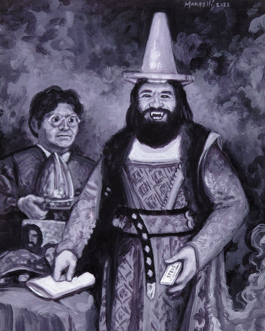 Nandor the Relentless Vampire Portraits ONLY, Guillermo WWDITS Art ...