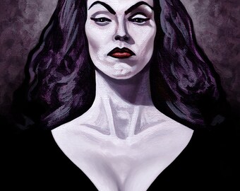 Vampira Poster. the Vampira Show. 12x18. Kraft Paper. Goth. Vampire ...