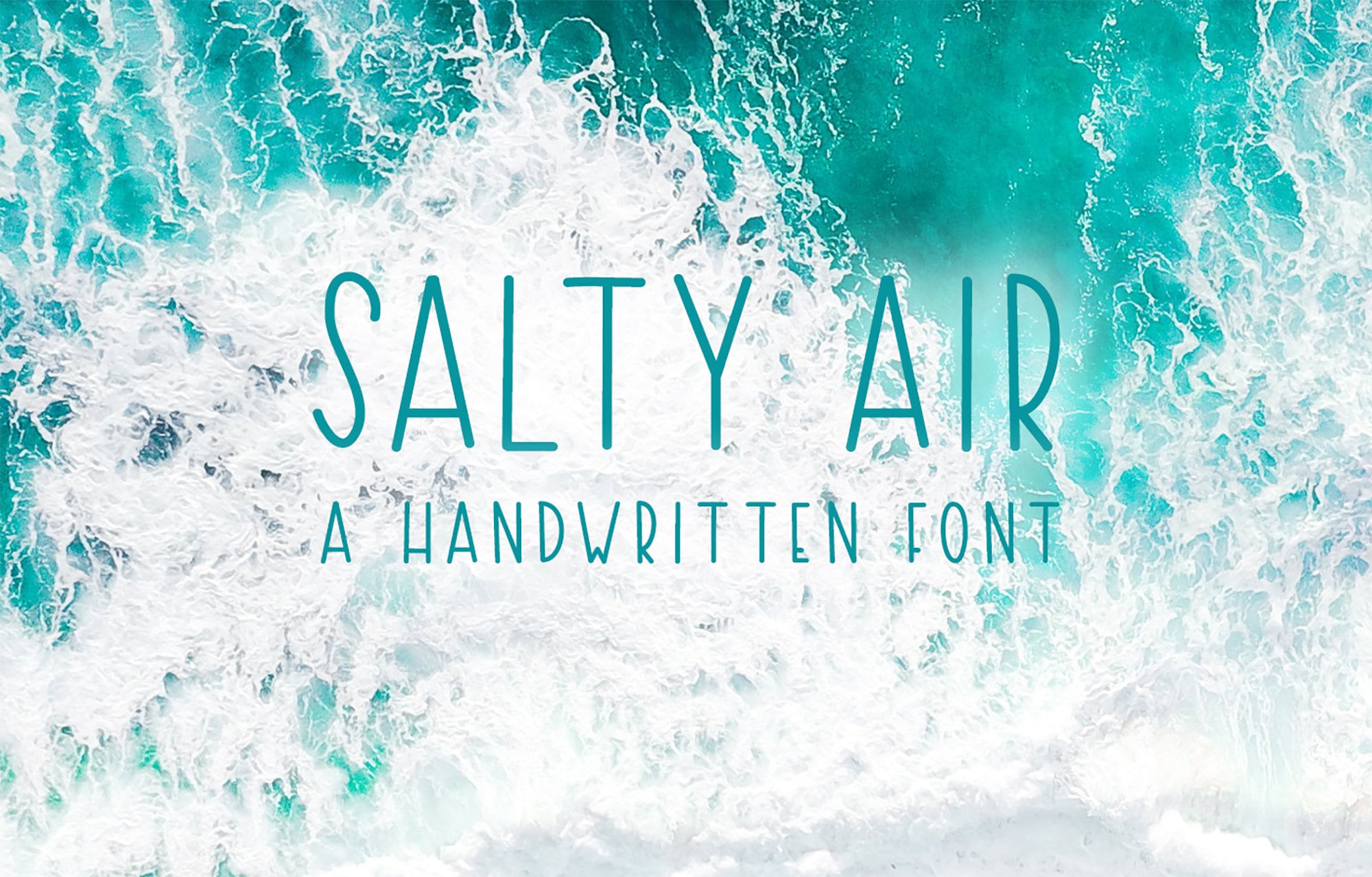 Salty Air A Handwritten Font TTF | Etsy