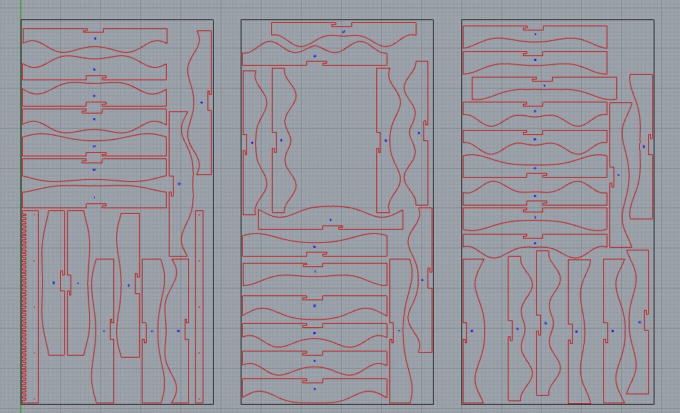 Ripple Parametric Wave Art CNC File, Wall Decor - Etsy