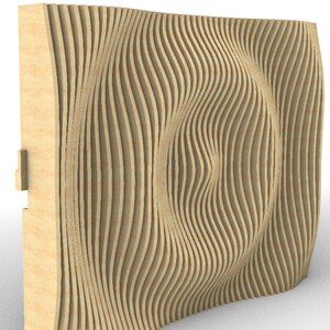 Ripple Parametric Wave Art CNC File, Wall Decor - Etsy