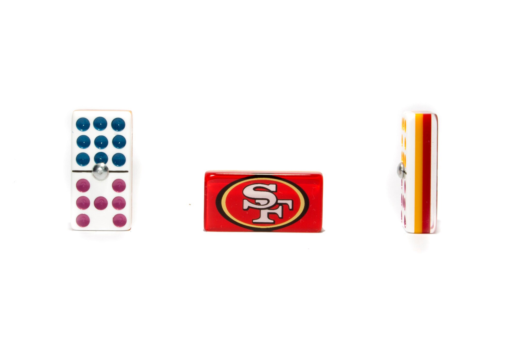 San Francisco 49ers Double 9 Domino: 55 Tiles | Etsy