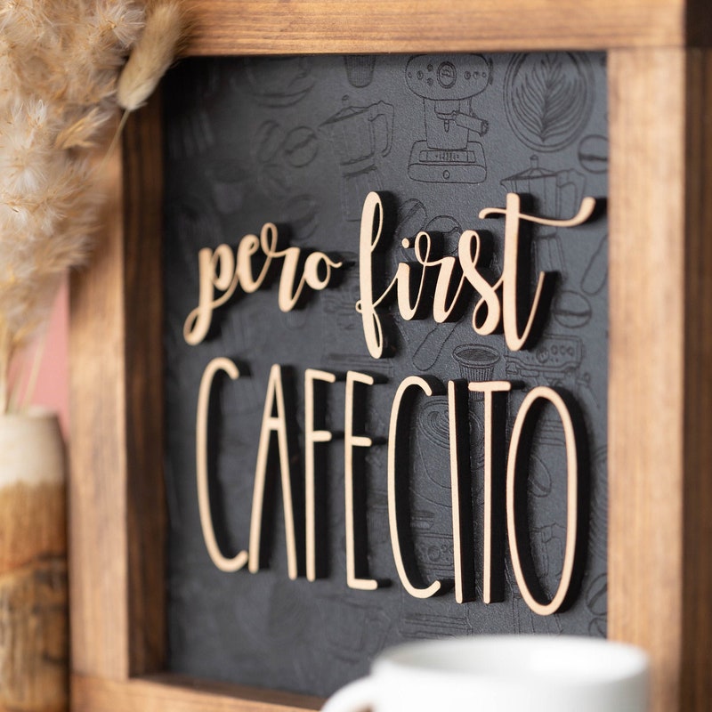 Cafecito Sign - Etsy