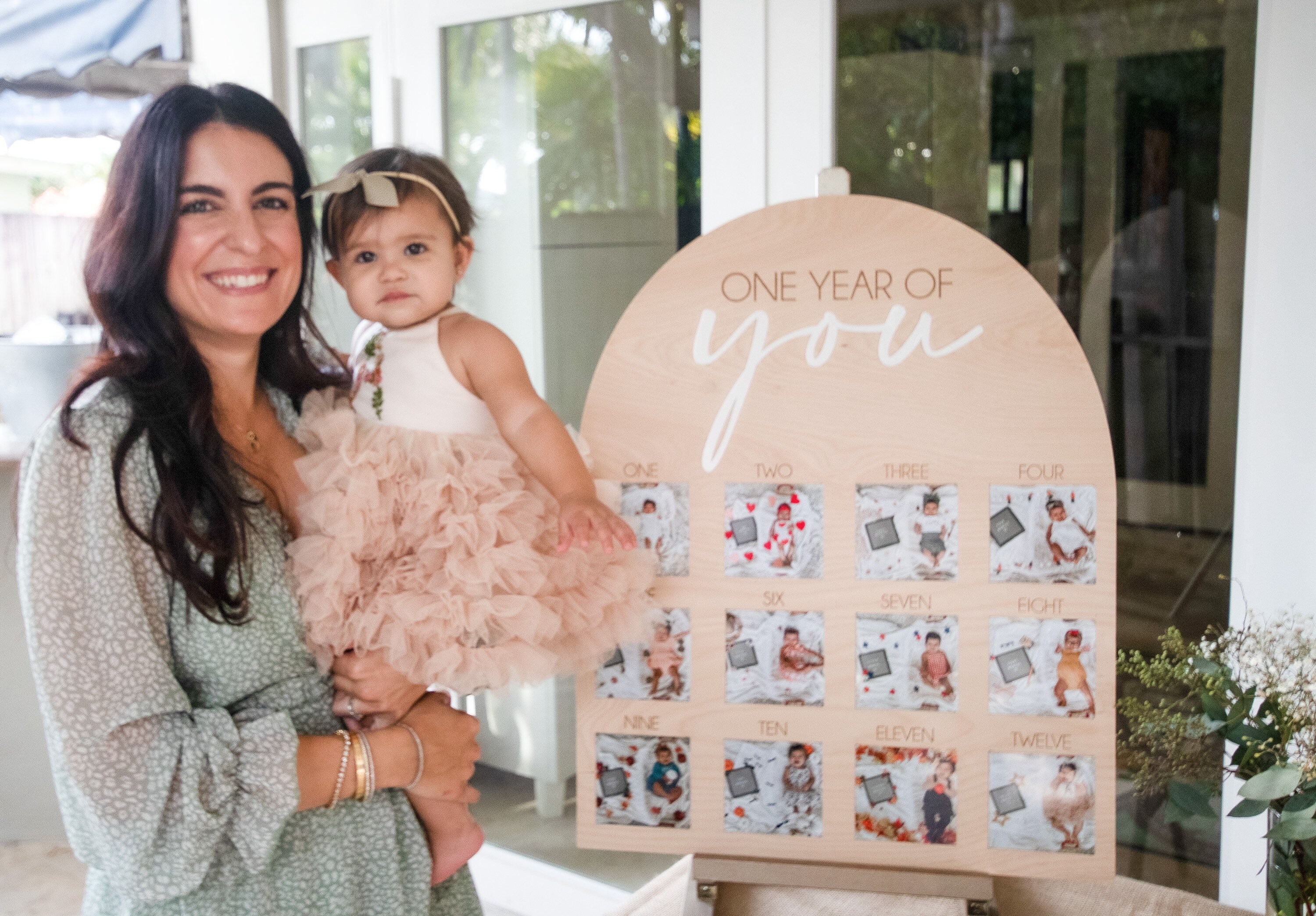 One Year of You | Milestone | Wooden Sign | First Birthday Sign - Etsy