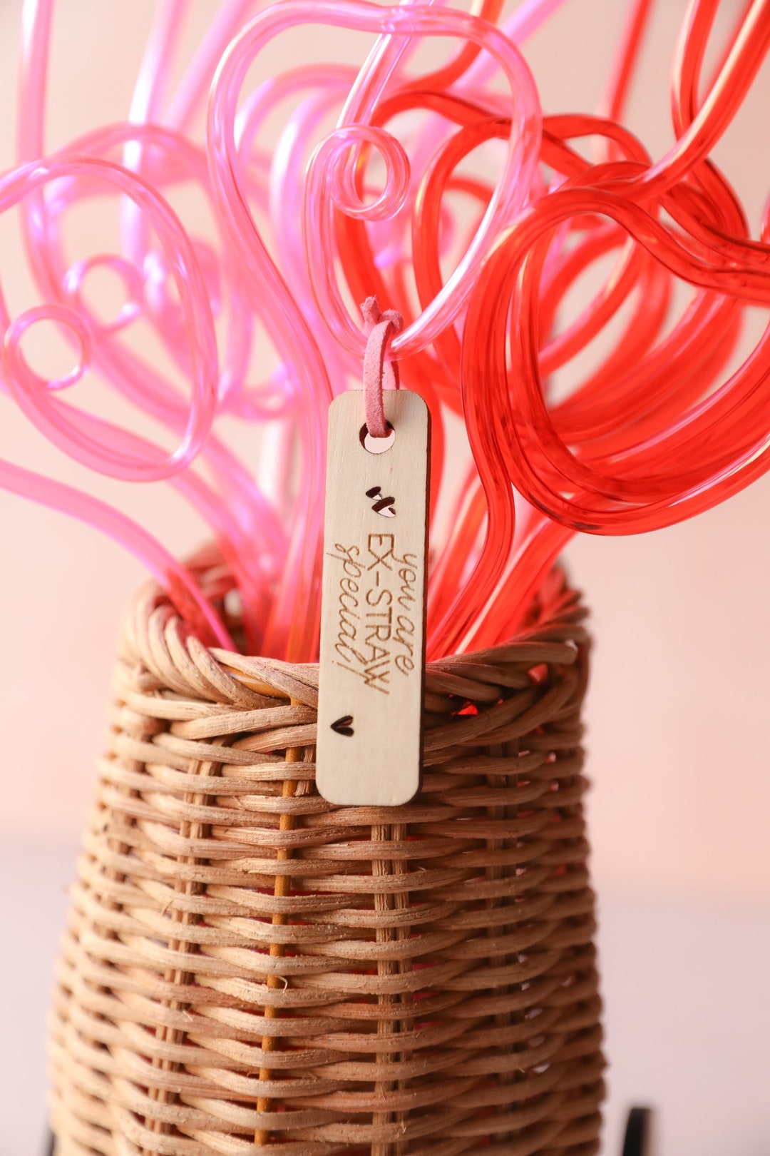 You Are EX STRAW Special Straw Tag Valentines Day Gift Classroom Gift ...