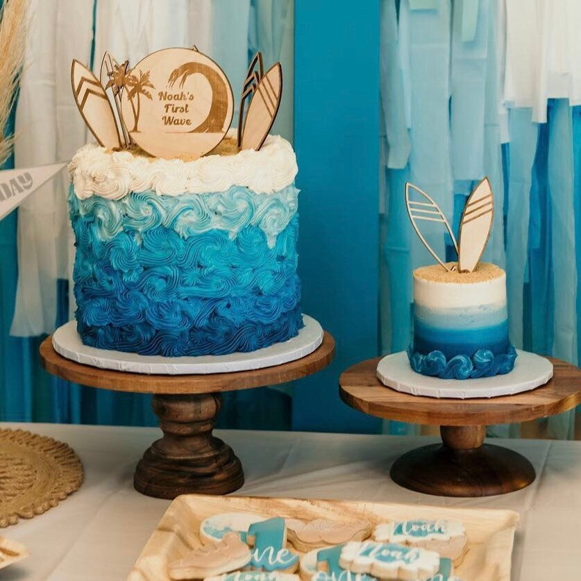 One Surf Cake Topper - Etsy