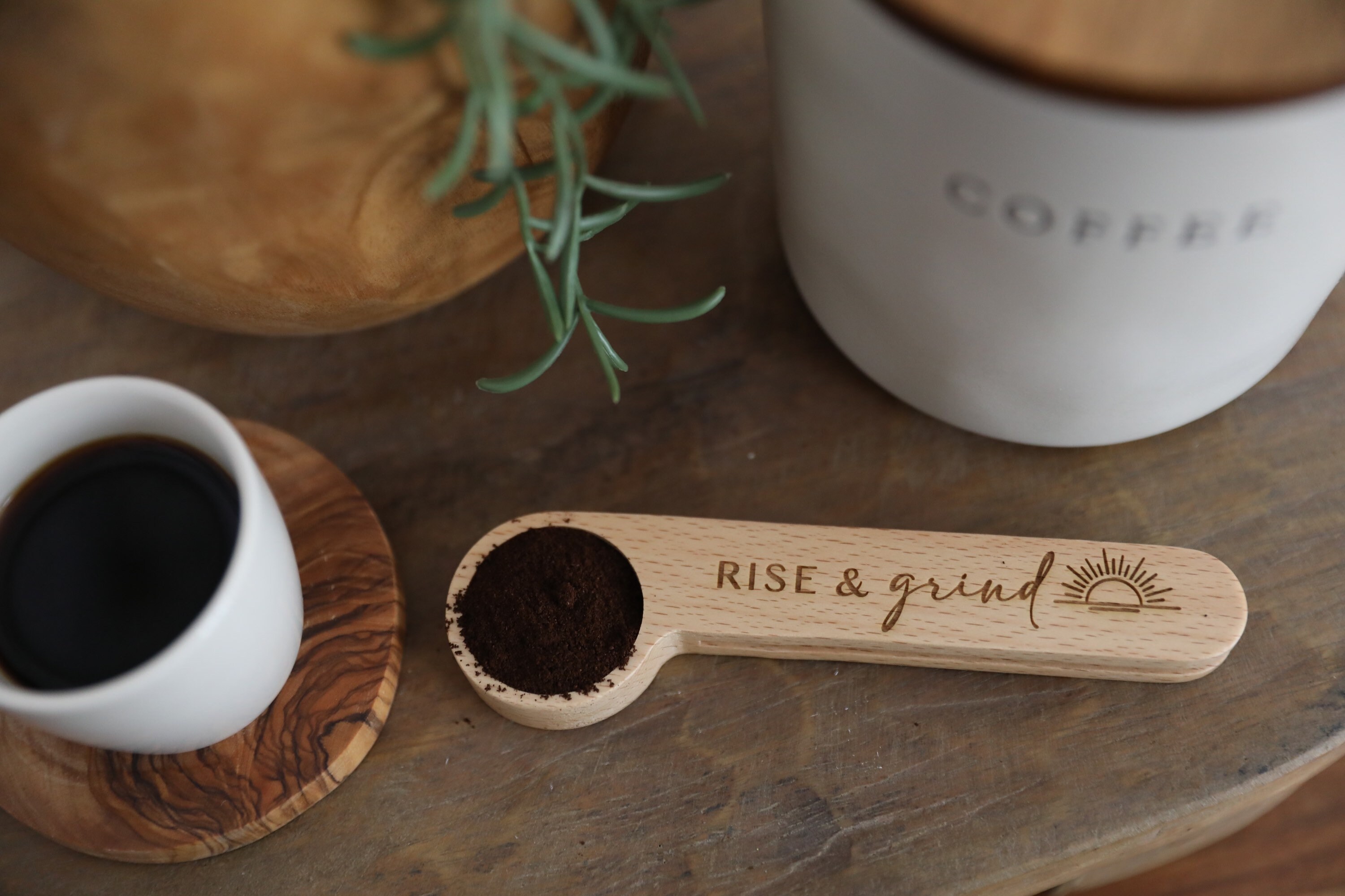 Wooden Spoon Wooden Coffee Spoon Cafecito Coffee Tea | Etsy