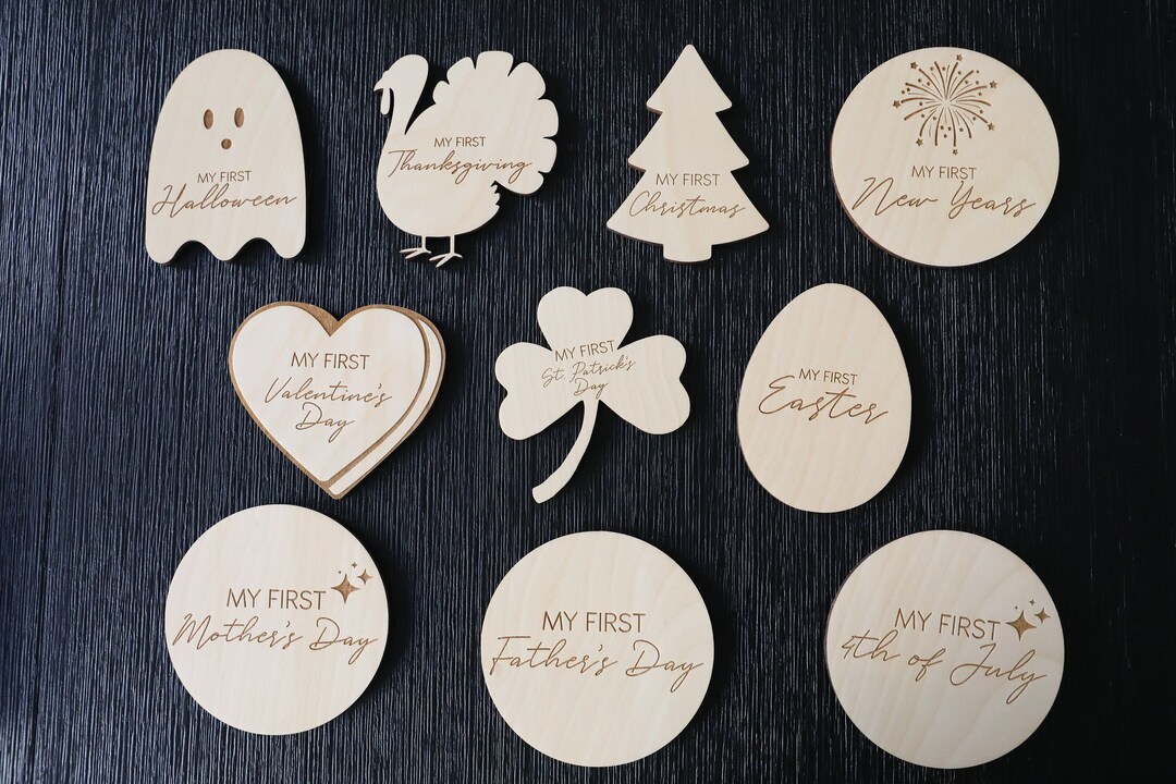 My First Holiday Set | My First Holiday | Monthly Milestone | Holiday ...