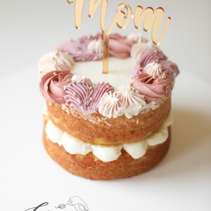 Mom Acrylic Cake Topper| Mothers Day | Cake Topper | Party Decor ...