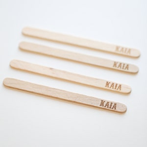 Personalized Popsicle Sticks | Party Decor | Dessert Decor | Custom ...