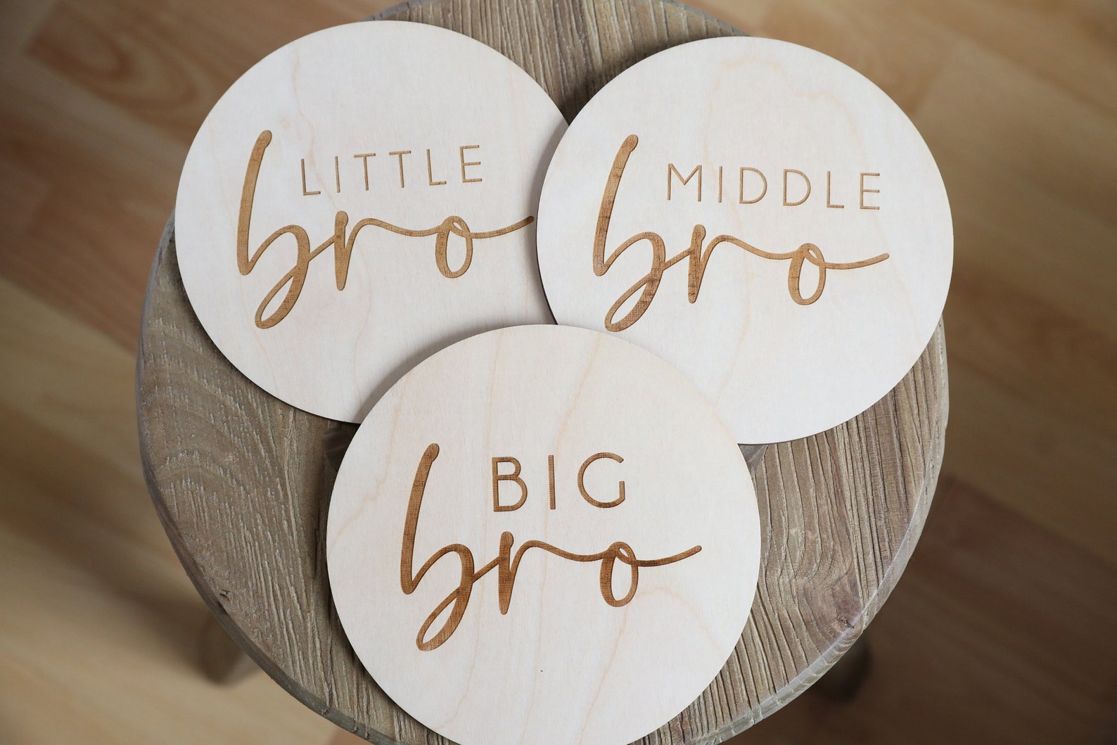 Sibling Announcement Sign: Newborn Photo Prop, Big Bro/sis Keepsake - Etsy