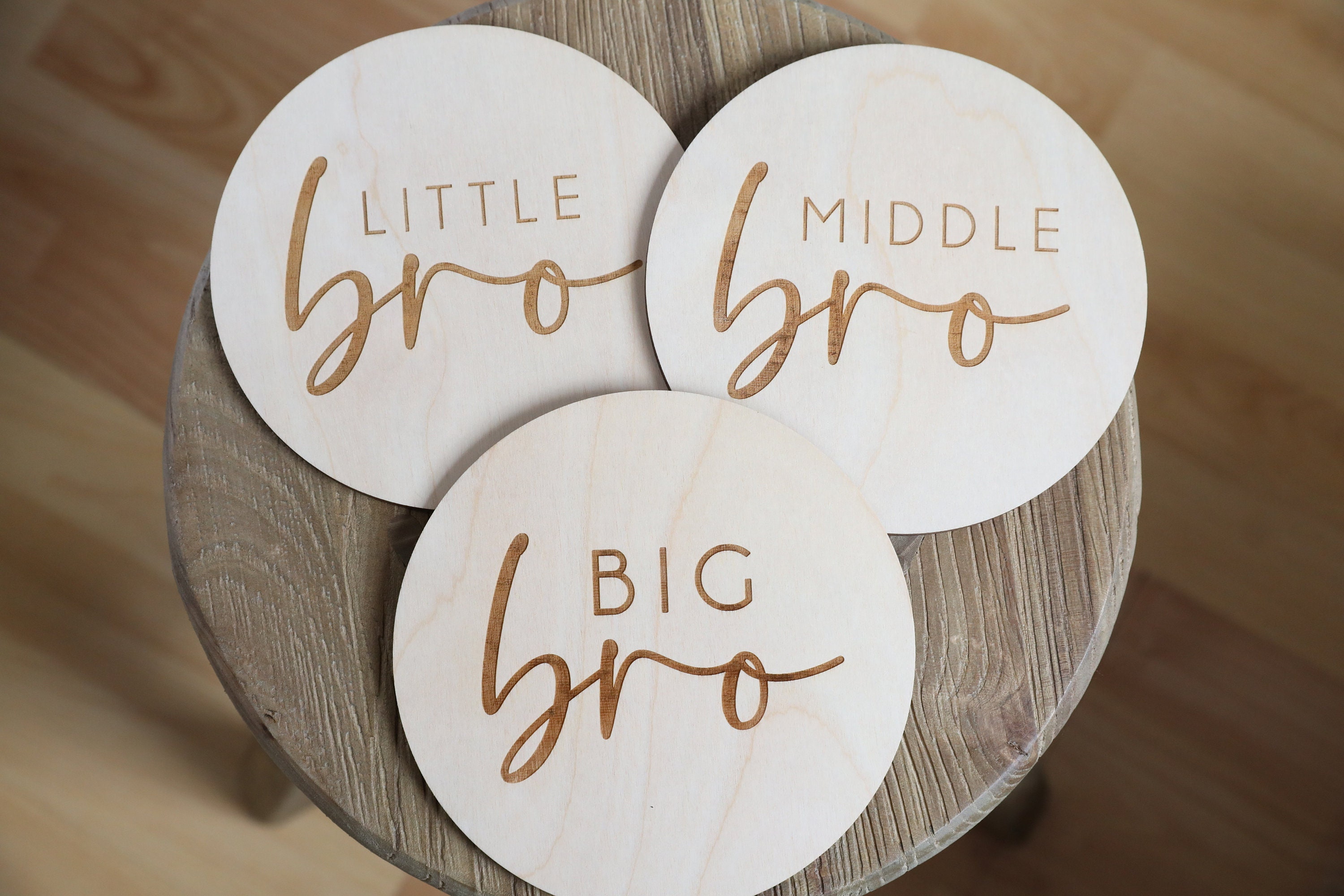 Sibling Announcement Sign: Newborn Photo Prop, Big Bro/sis Keepsake - Etsy