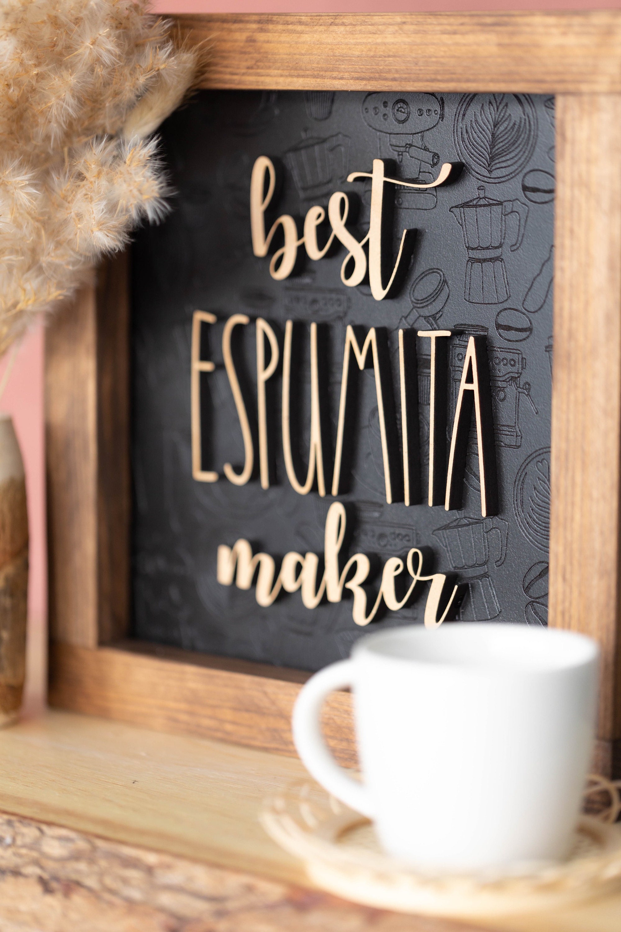 Wooden Cafecito Signs Cafecito Coffee Lover Coffee Bar - Etsy