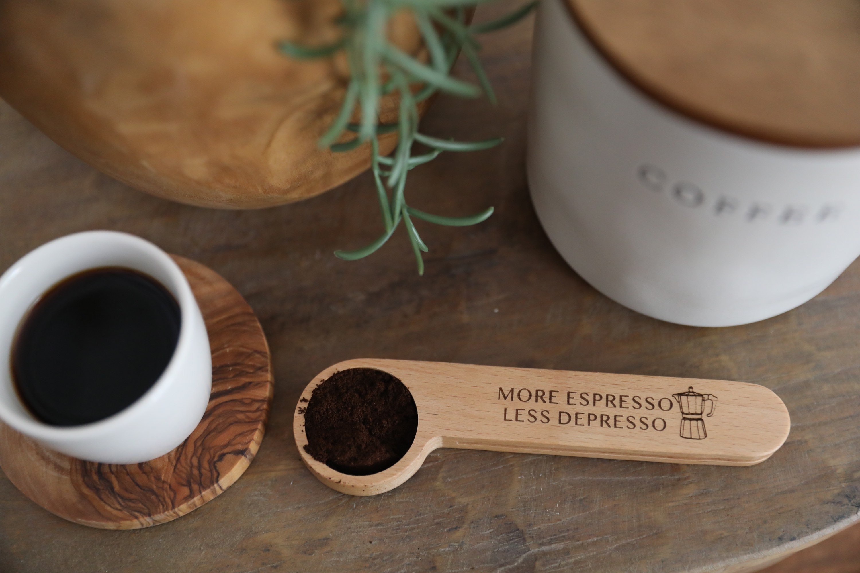 Wooden Spoon Wooden Coffee Spoon Cafecito Coffee Tea | Etsy