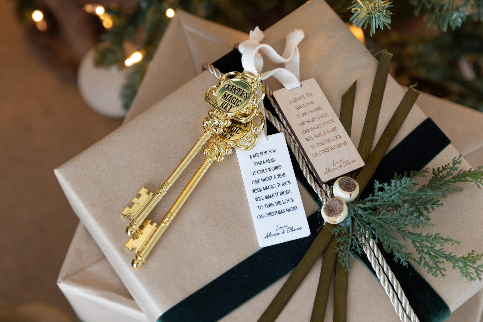 Santa's Magic Key: Christmas Eve Keepsake - Etsy