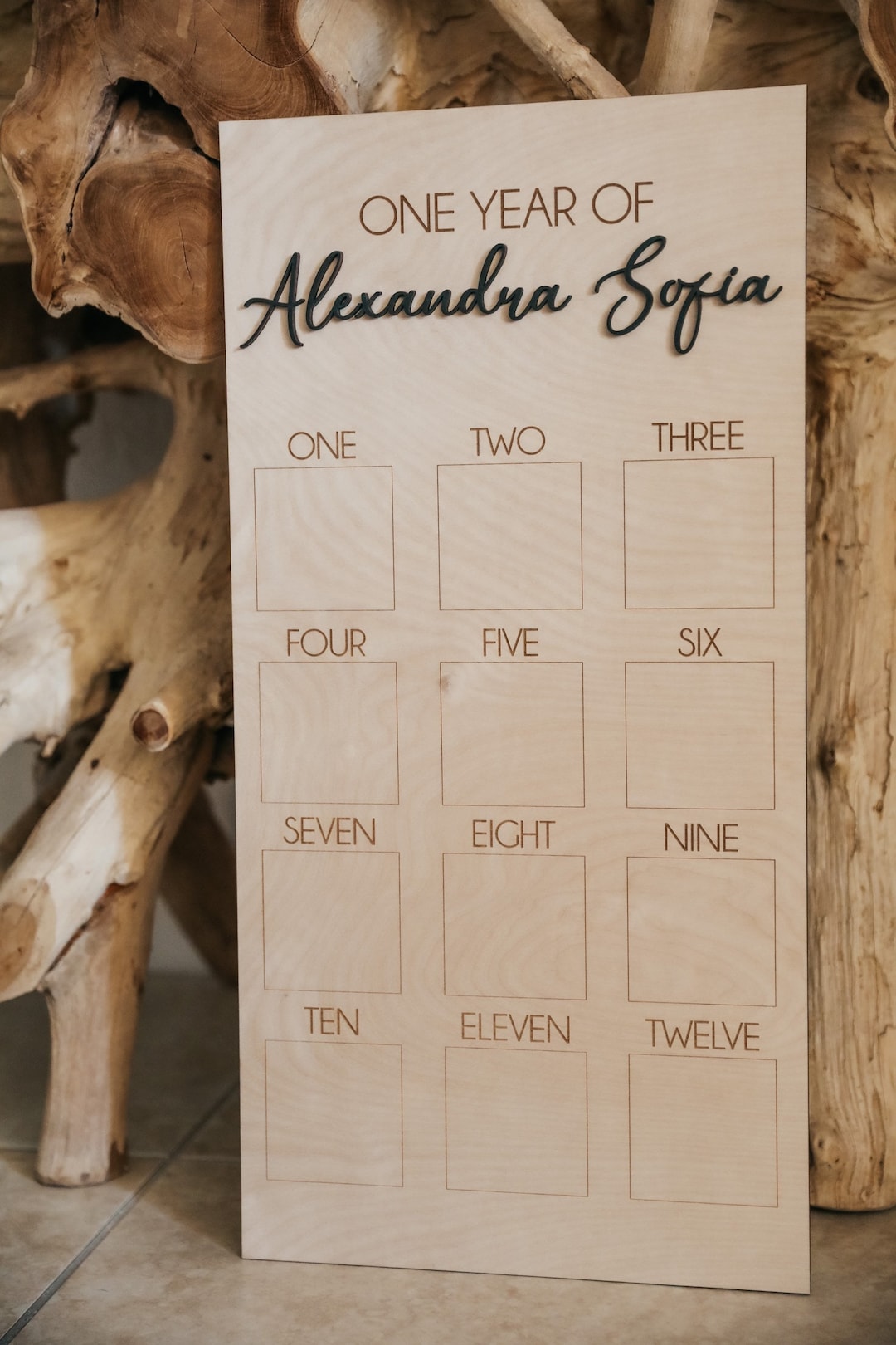 One Year of You | Milestone | Wooden Sign | First Birthday Sign - Etsy