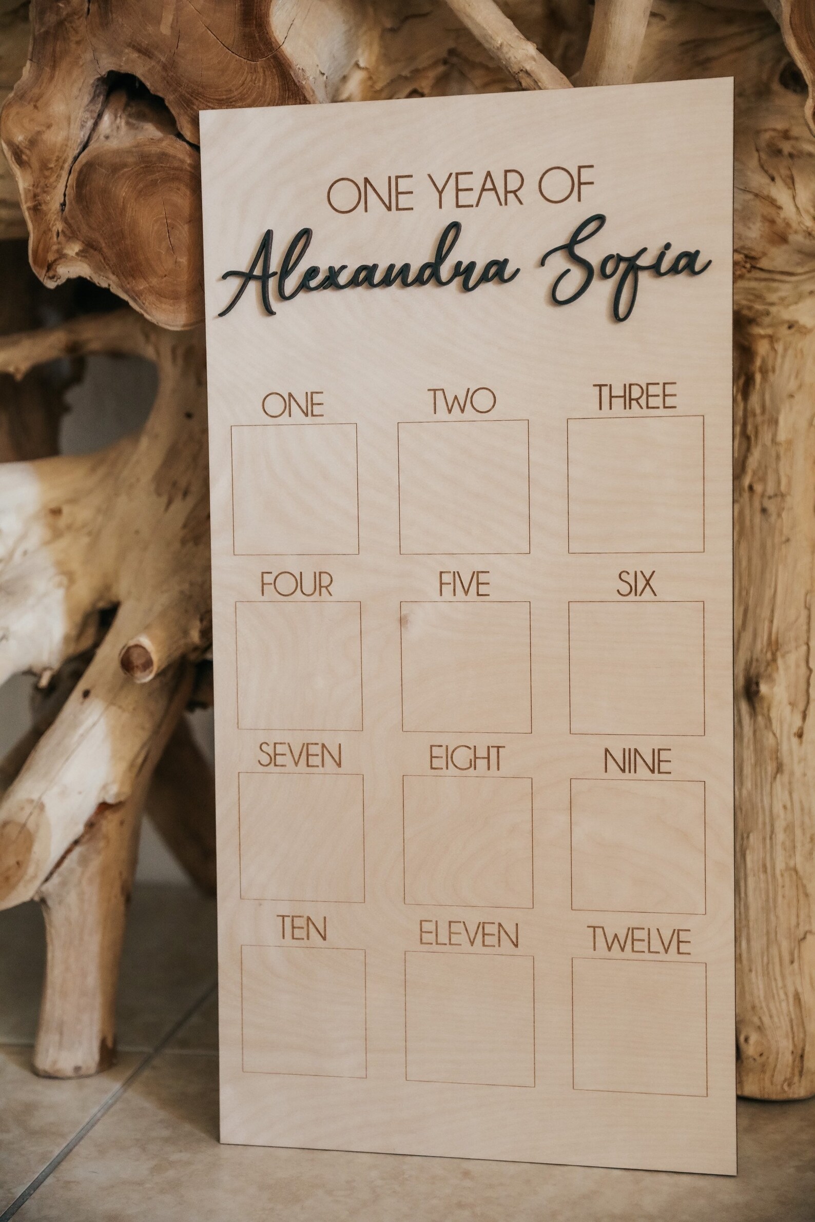 One Year of You | Milestone | Wooden Sign | First Birthday Sign - Etsy