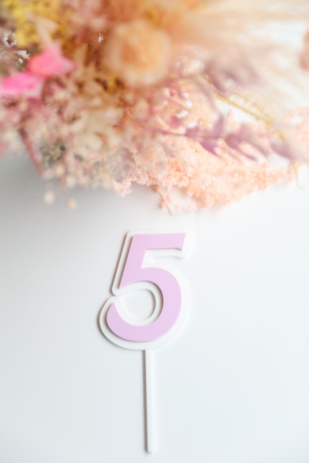 Double Acrylic Cake Topper | Acrylic Number | Cake Topper | Number Cake ...