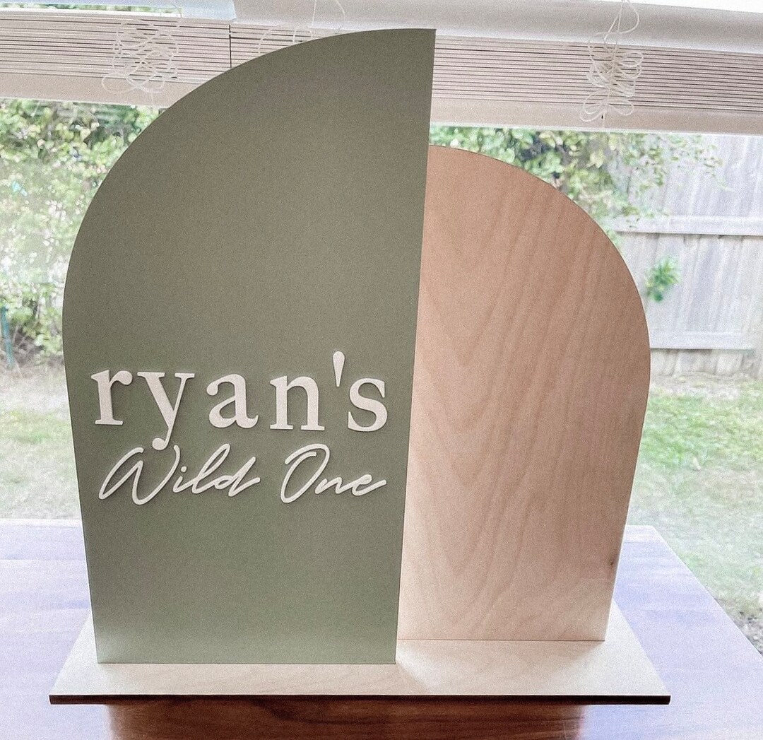 Wooden Arch Signage L Custom Signage L Party Sign L Wedding Sign L ...