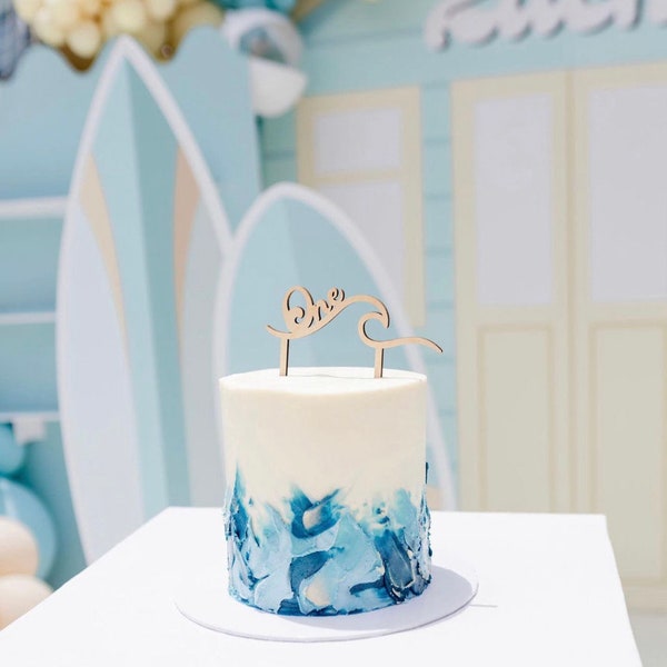 Surfing Cake Topper - Etsy