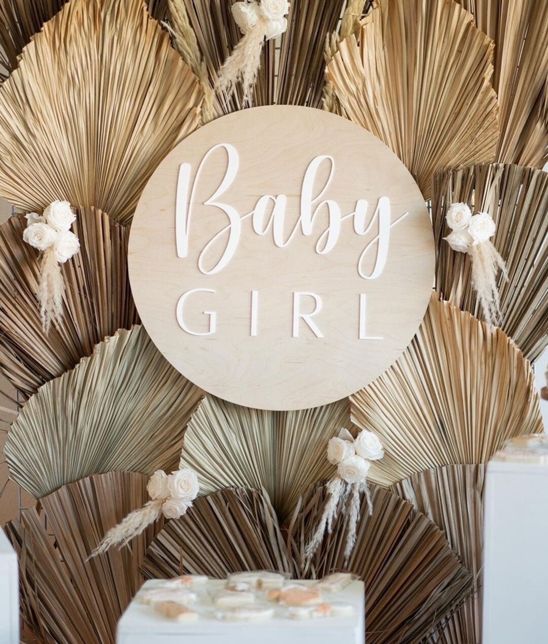 Custom Acrylic & Wood Sign: Baby Shower, Event Signage (18-30 Inch) - Etsy
