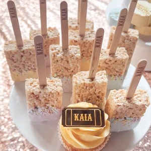 Personalized Popsicle Sticks | Party Decor | Dessert Decor | Custom ...