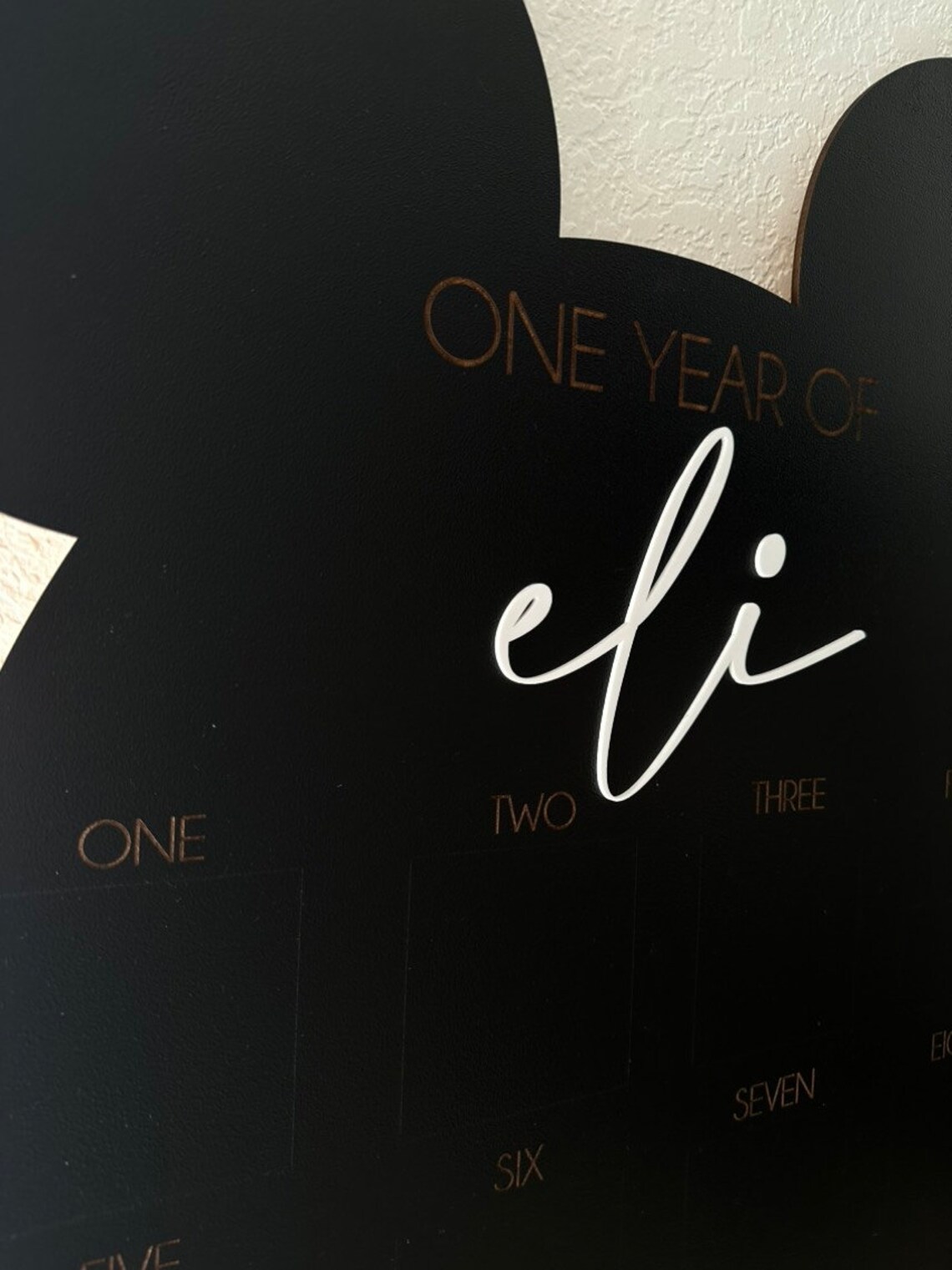 One Year of You | Milestone | Wooden Sign | First Birthday Sign - Etsy