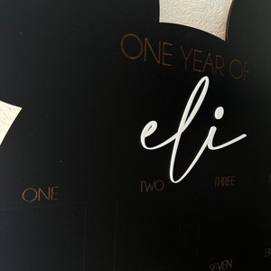 One Year of You | Milestone | Wooden Sign | First Birthday Sign - Etsy