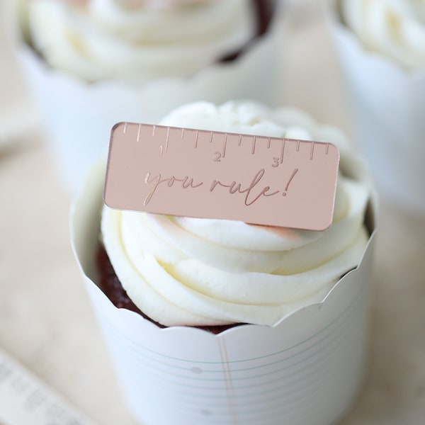 End of School Year Cupcake Toppers - Etsy