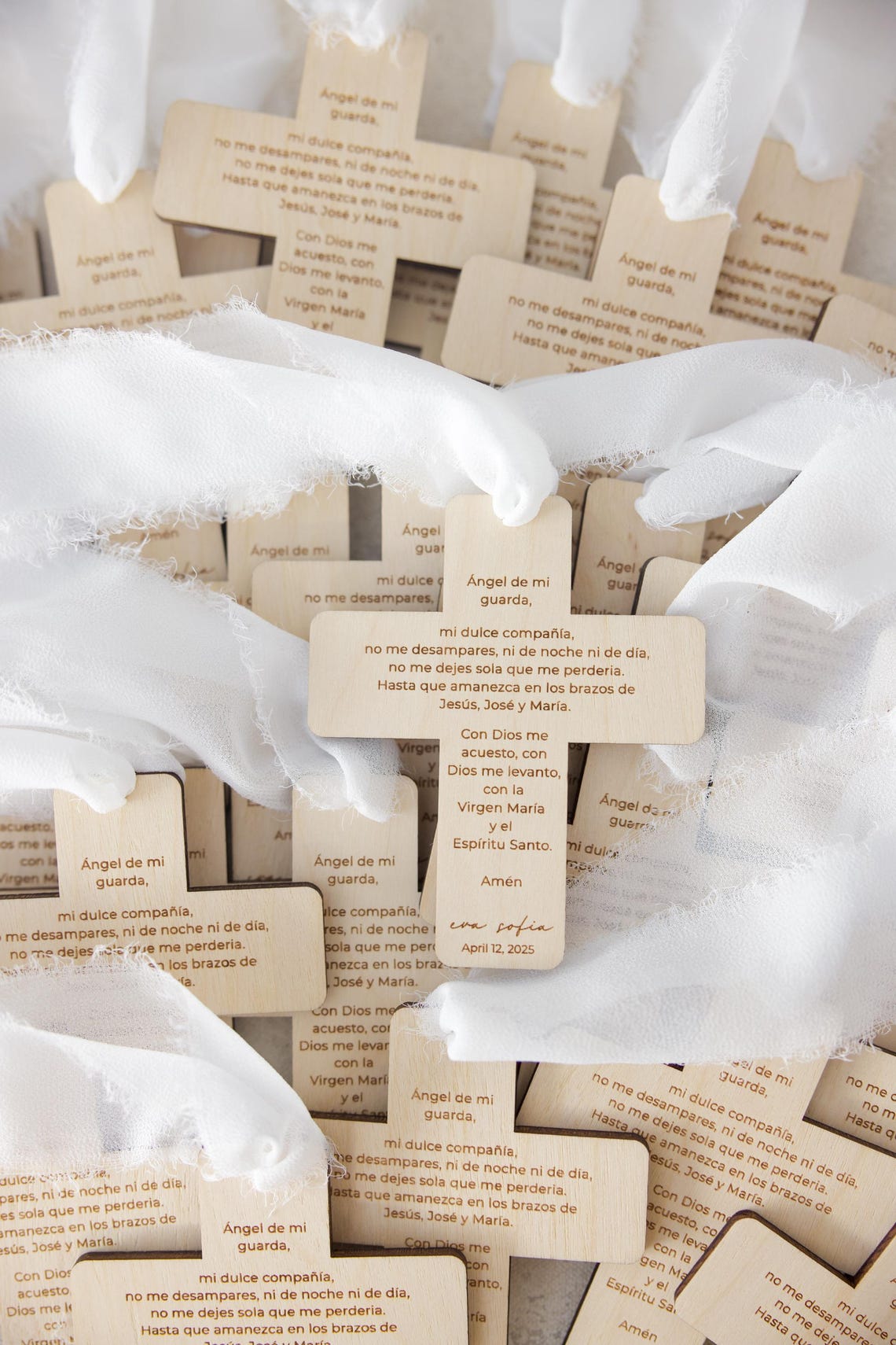 Mini Prayer Cross Tag: Baptism/communion Favor, Bless This Home - Etsy