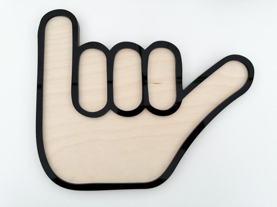 Shaka Sign Surf Theme Room Surf Sign Surf Wall Hanging - Etsy