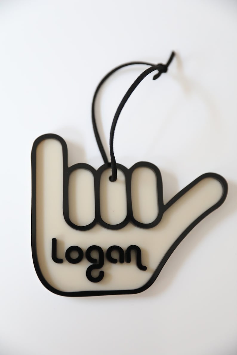 Personalized Shaka Wood Bag Tag - Beach Accessories | the Big One ...