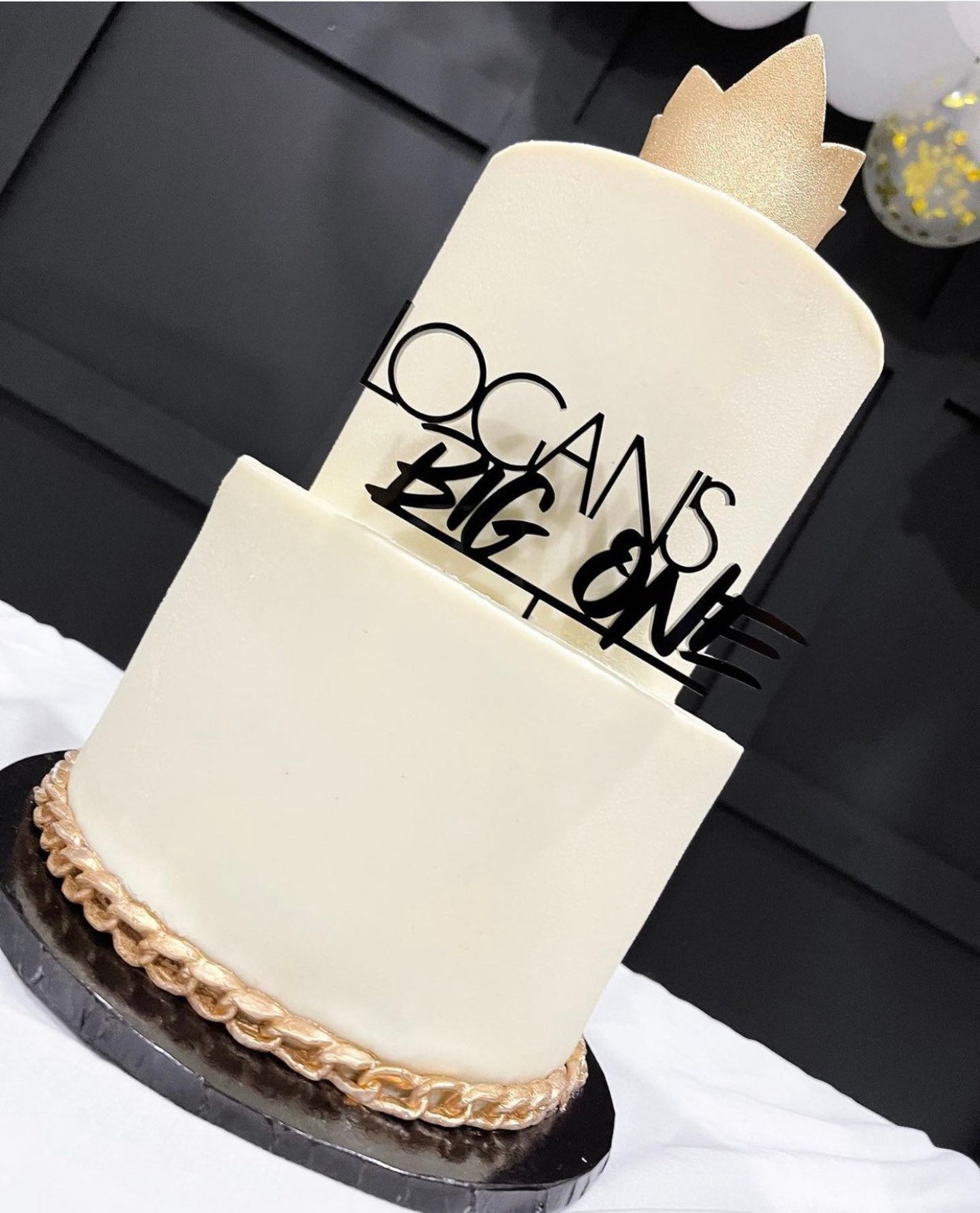 Biggie Inspired Cake Topper Big One Cake Topper Acrylic - Etsy