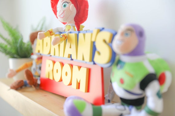 Toy Story Inspired Room Sign L Wooden Sign L Nursery Sign L - Etsy