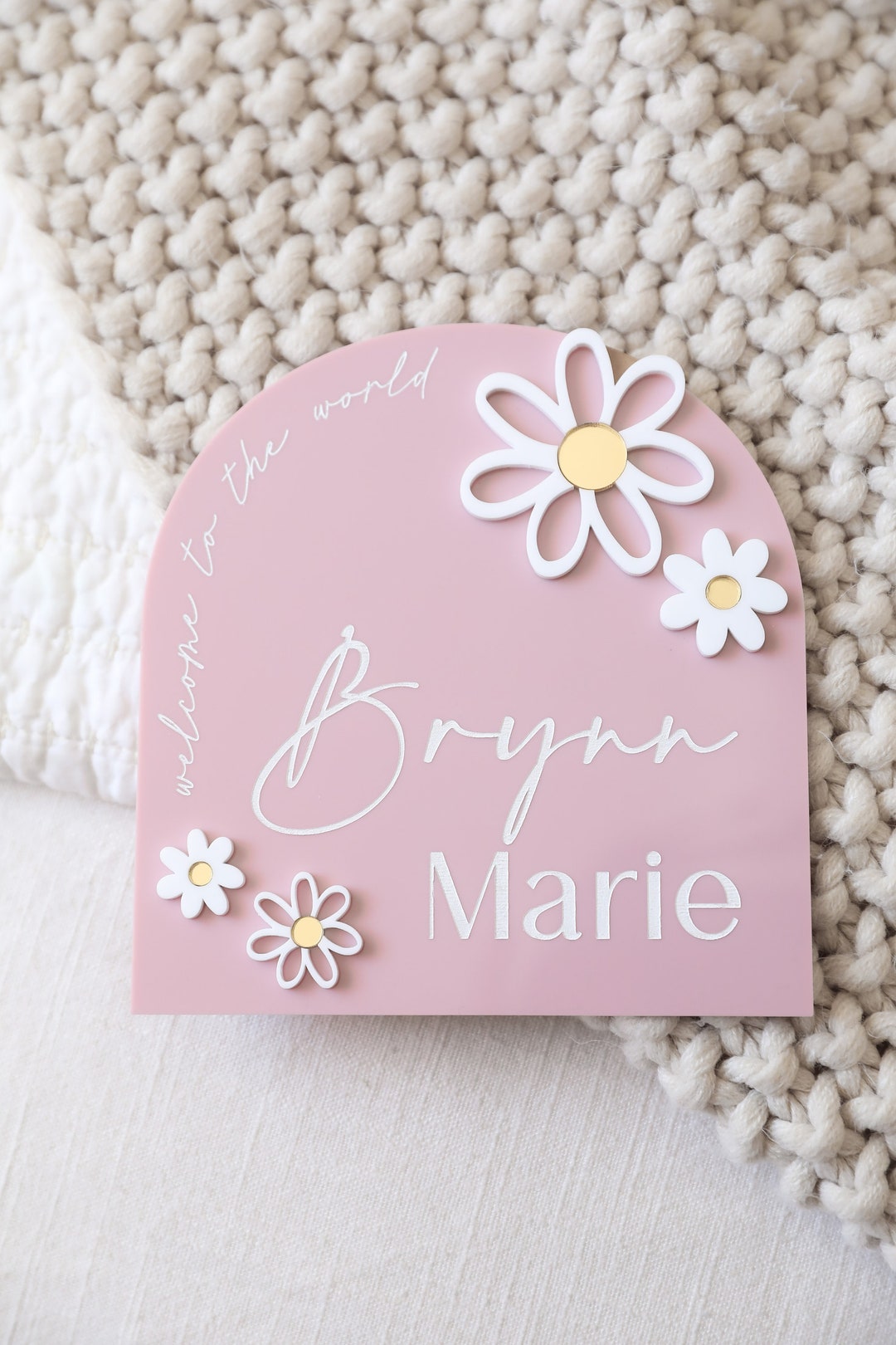 Birth Announcement Sign | New Baby | Newborn Gift | Birth Announcement ...
