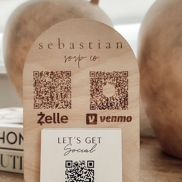 Company Qr Code Sign - Etsy