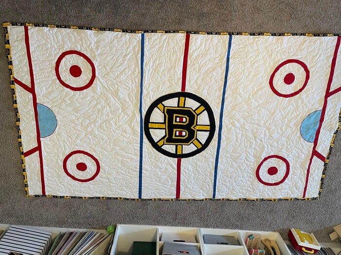 Hockey Quilt - Etsy