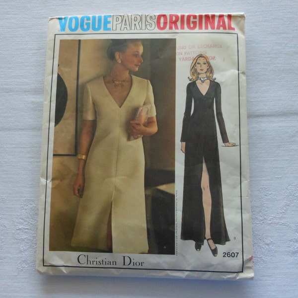 Vogue Christian Dior Patterns - Etsy