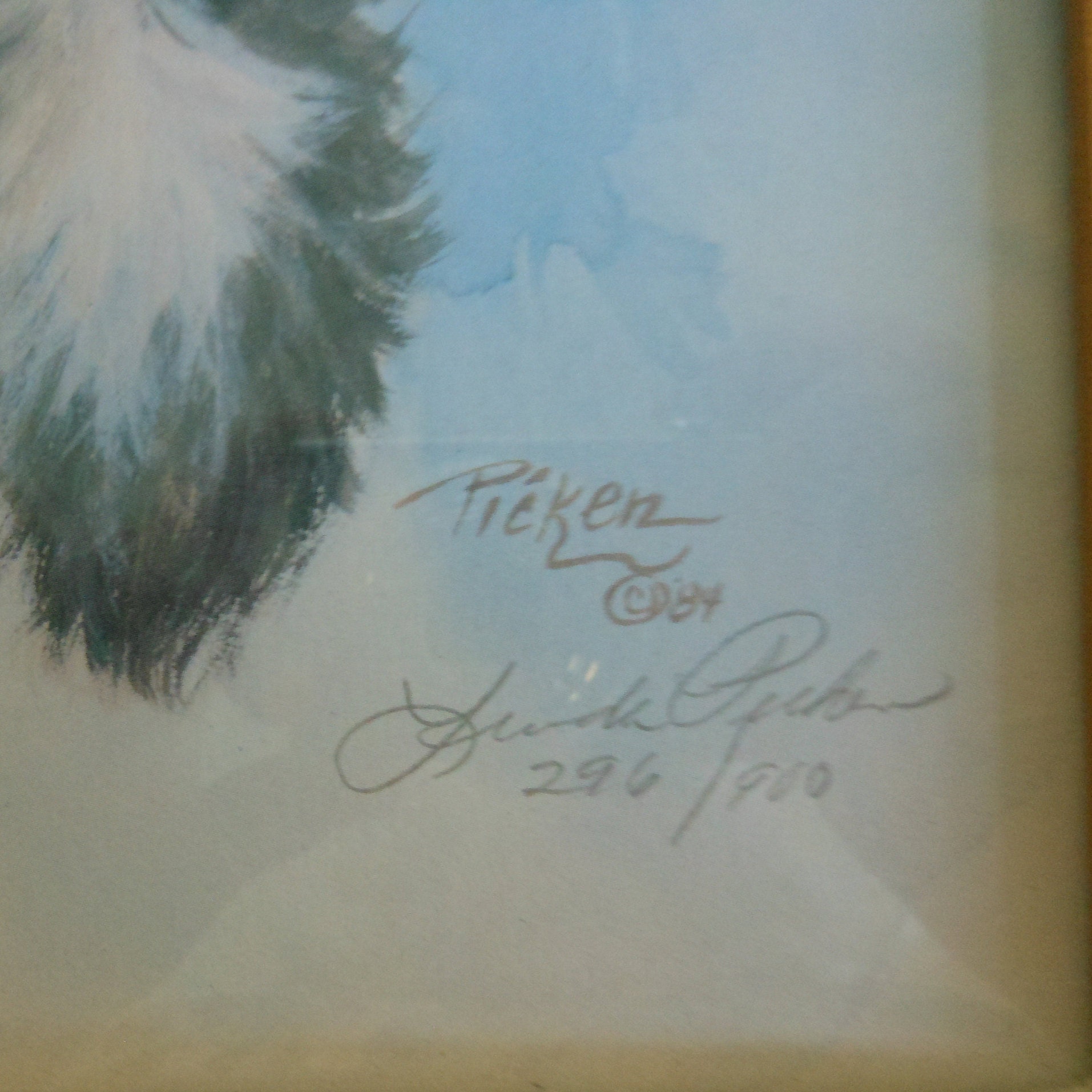 Kitten With Feather Linda Picken Signed Art Print Dated 1984 - Etsy