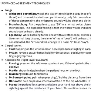 Primary Care Resource/cheat Sheet Head to Toe Assessment in 5 Minutes ...