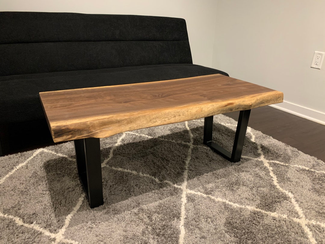 Black Walnut Live Edge Coffee Table - Etsy