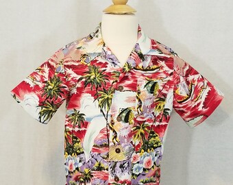 Girl's Aloha Dress Size 8 Polynesian Print 100% - Etsy