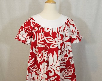 Girl's Aloha Dress Size 5 Polynesian Print 100% | Etsy