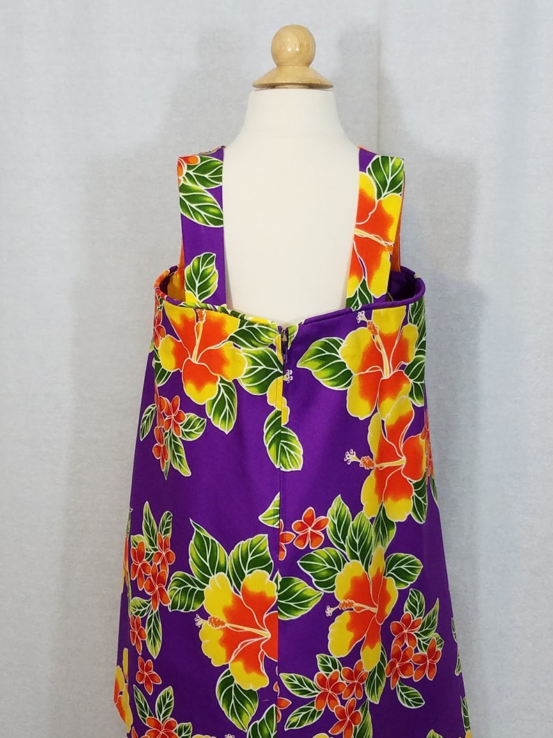 Girl's Aloha Dress Size 8 Polynesian Print 100% - Etsy