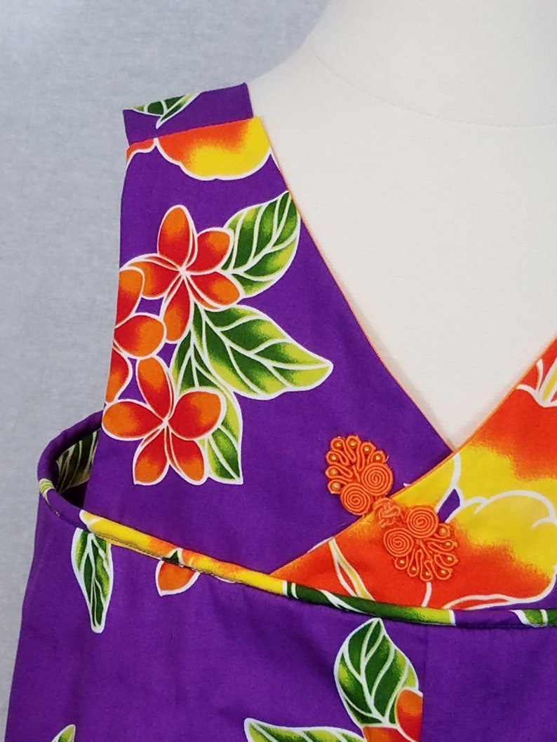 Girl's Aloha Dress Size 8 Polynesian Print 100% - Etsy